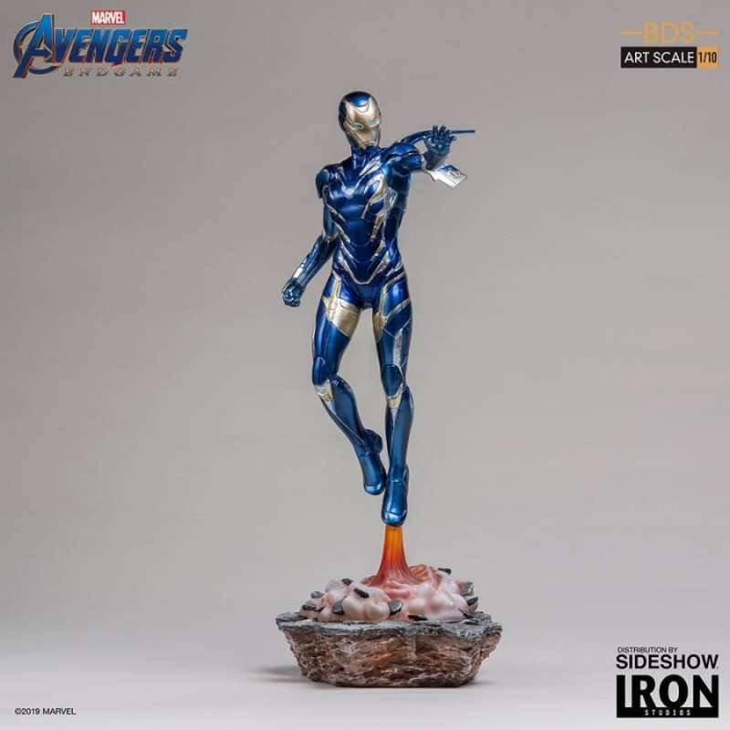 Jual Figure Pepper Pott Iron Studios Marvel Avengers Blue Rescue Suit ...