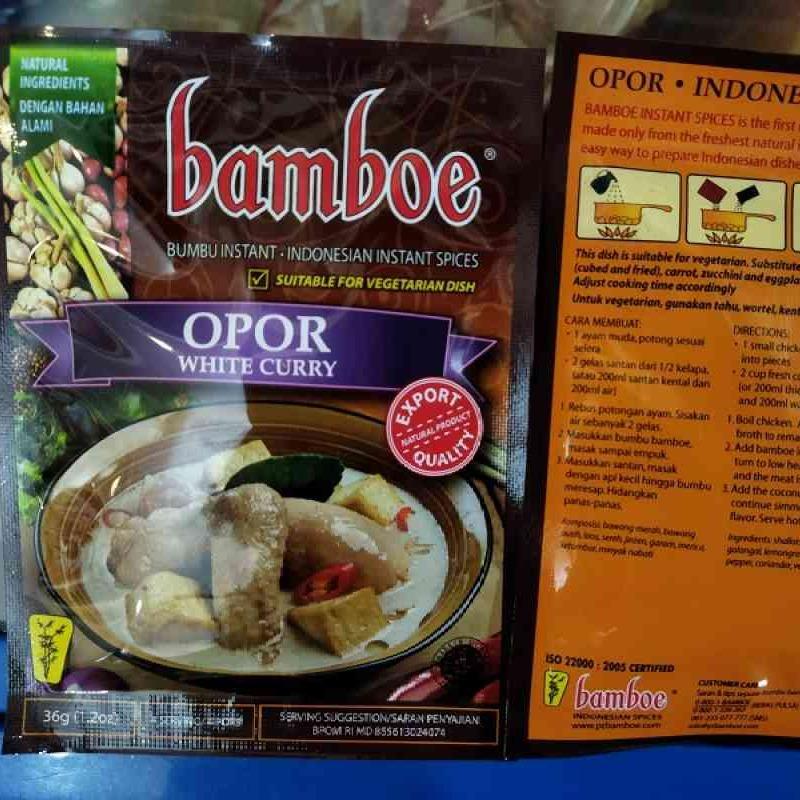 Jual Bamboe Bumbu Opor Bamboe Opor Bumbu Instan 36gram Di Seller Desa ...