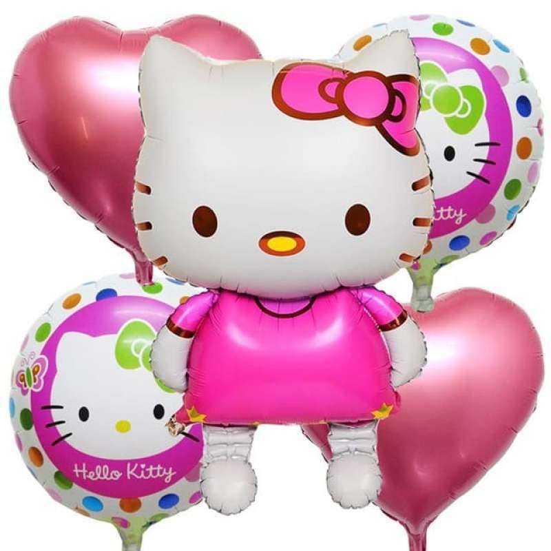 Jual BALON FOIL JUMBO HELLO KITTY SET | BALON ULANG TAHUN ANAK di ...