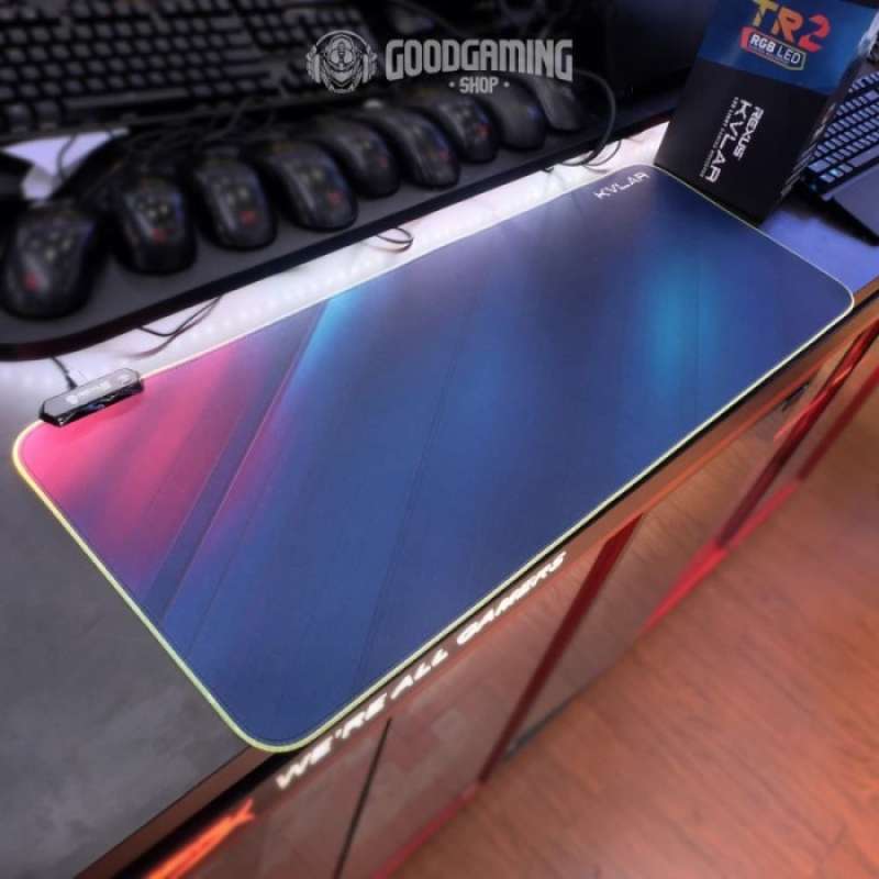 Jual Rexus TR2 Kvlar Mousepad Gaming RGB Speed Edition XXL - Putih di ...