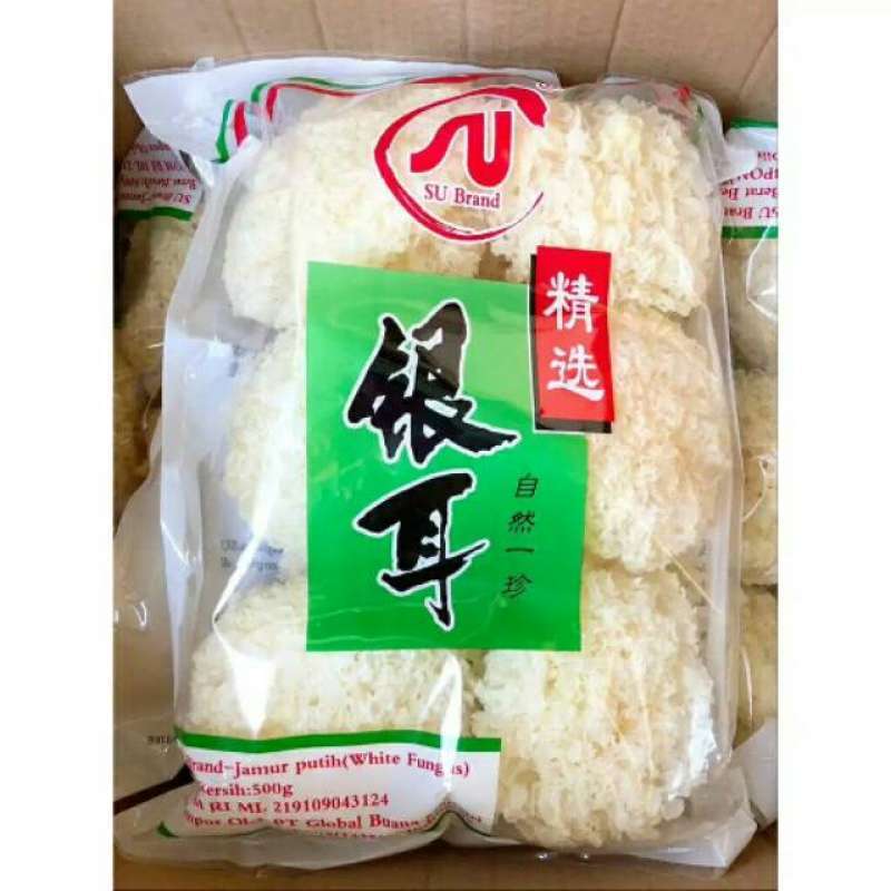 Jual JAMUR ES KERING /Snow White Fungus / Yin er / Jamur Es Kering di ...