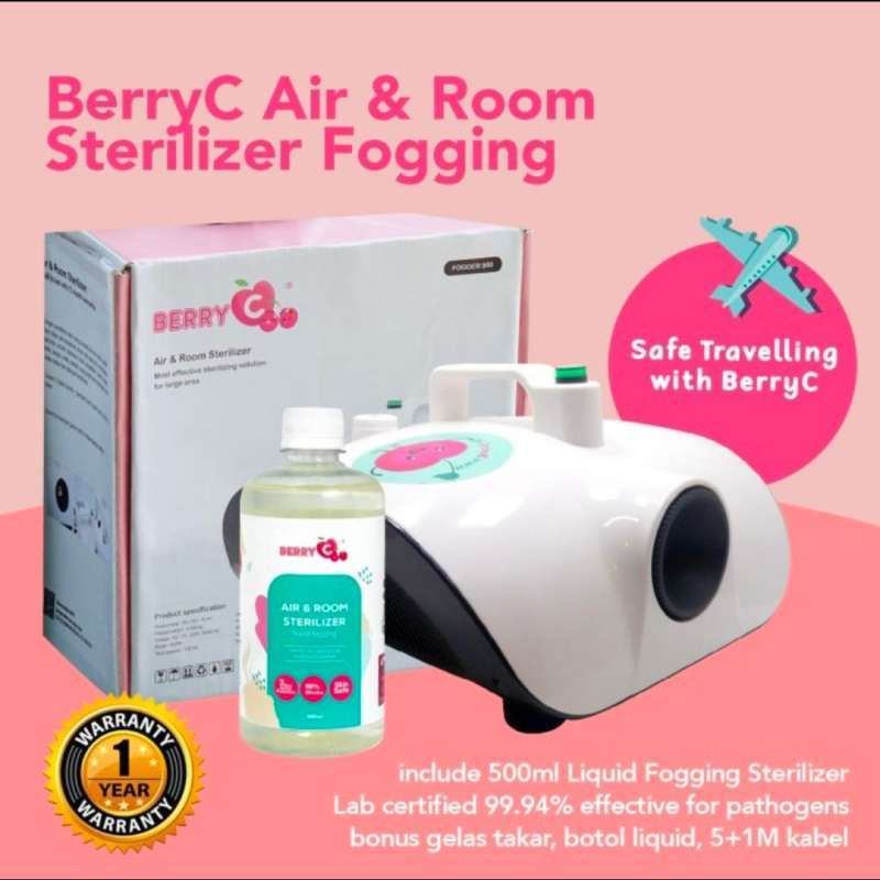 Jual BerryC Mesin Fogging + Air & Room Sterilizer (500 mL) di Seller ...