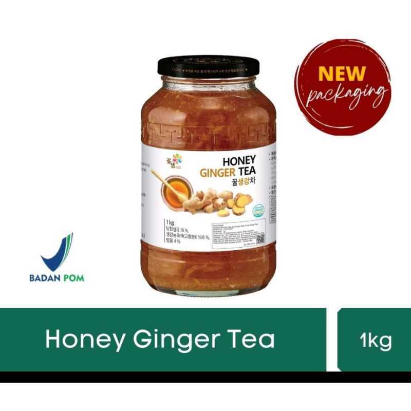 Jual KKOH SHAEM HONEY GINGER TEA - MADE IN KOREA UKURAN 1 KG Botol Kaca ...