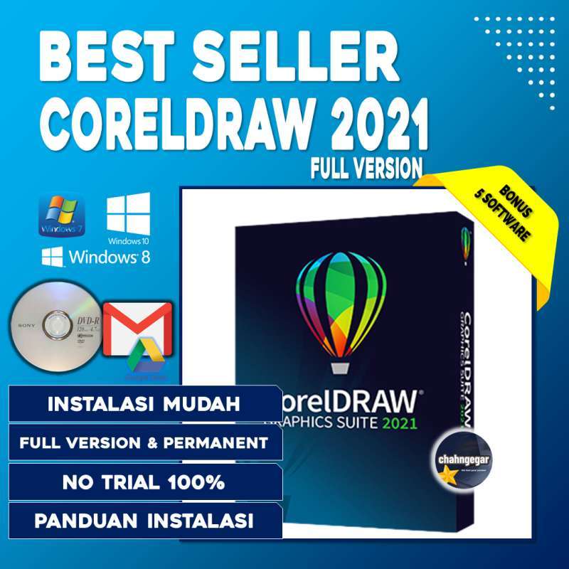 Jual CorelDRAW 2021 Full Version Corel Draw Graphic Suites 2021 for ...