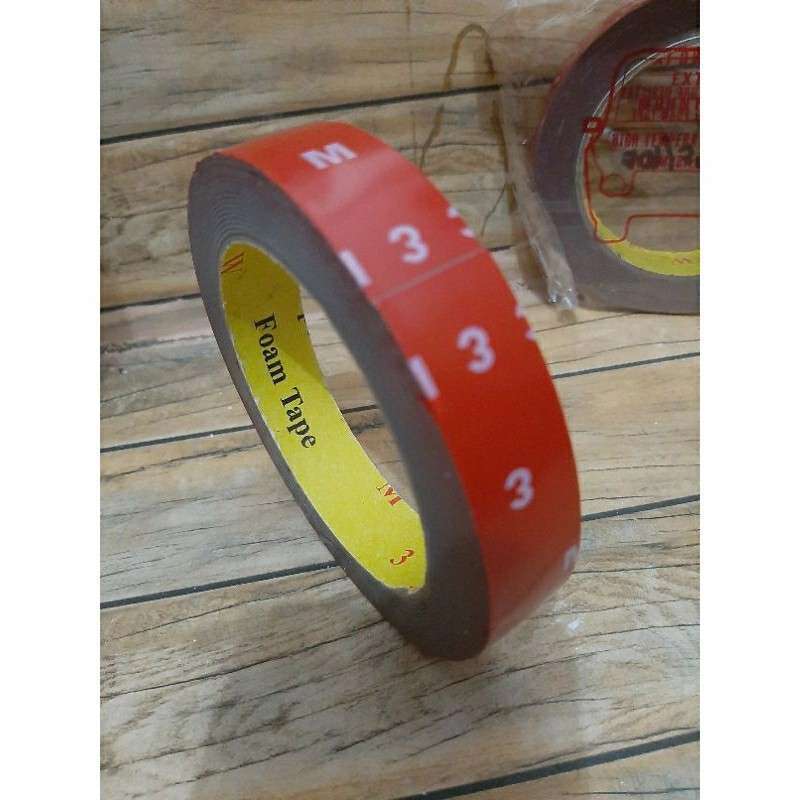 Jual DOUBLE TAPE 3 M - MERAH 2 INCH | 20mm x 5 meter | ORYGINAL di Seller AN HOI shop ...