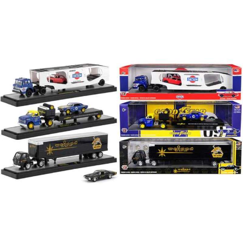 Jual Auto Haulers Release 34, 3 Trucks Set 1-64 Diecast Models by M2 ...