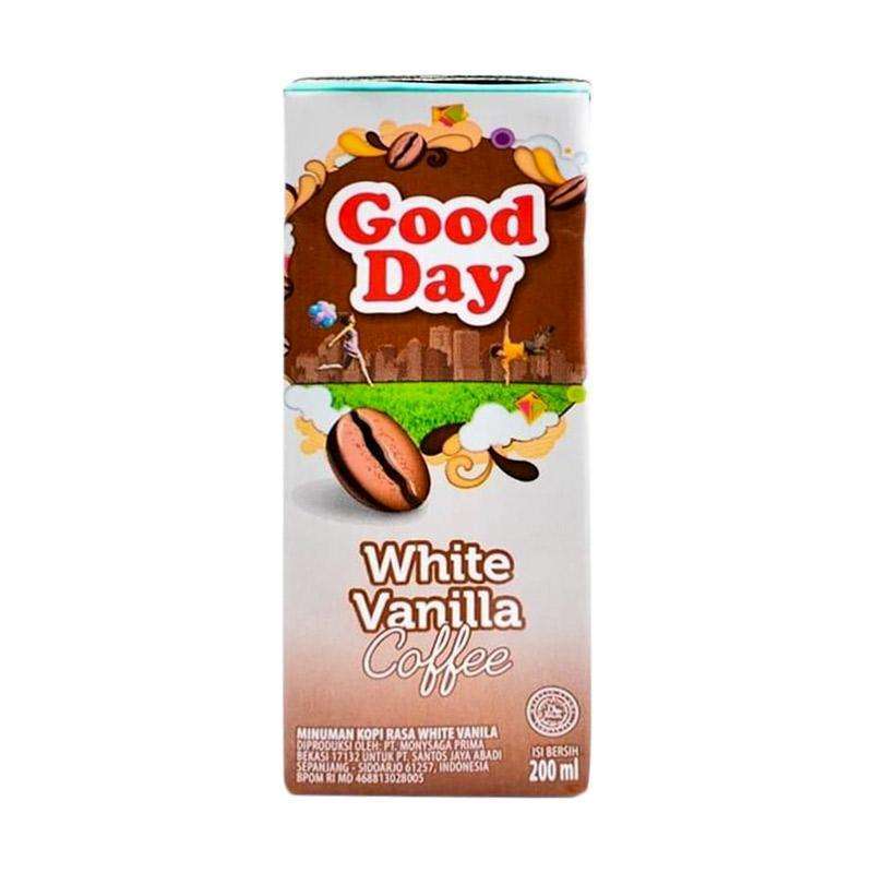 Jual Good Day White Vanilla Coffee Minuman Kopi [200 mL] di Seller Halo ...