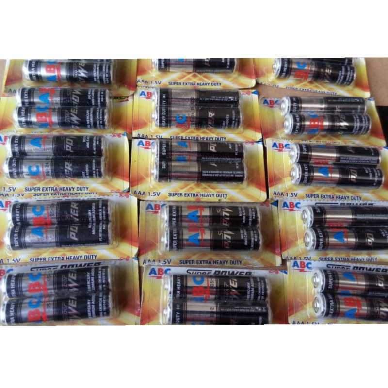 Jual Baterai Abc Aaa Hitam [isi 2 Pcs / 1 Pasang] Di Seller Hasan Mart ...