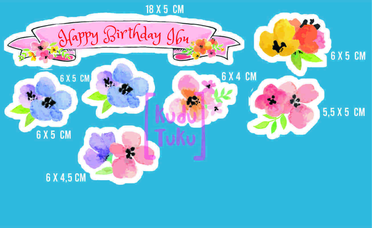 Jual Cake Topper Bunga di Seller kudutukusemarang - Sarirejo, Kota ...