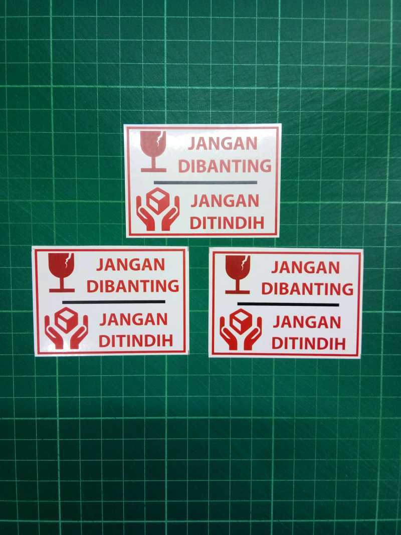 Jual Sticker Jangan Dibanting Jangan Ditindih 36 Pcs Di Seller Deka Maxima - Singajaya, Kab ...