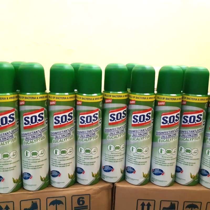 Jual Sos Disinfectant Spray All In One Eucalyptus [250 Ml] Di Seller ...