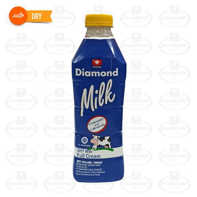 Jual DIAMOND MILK UHT FULL CREAM 1 LT (BOTOL) di Seller DIAMONDfair ...