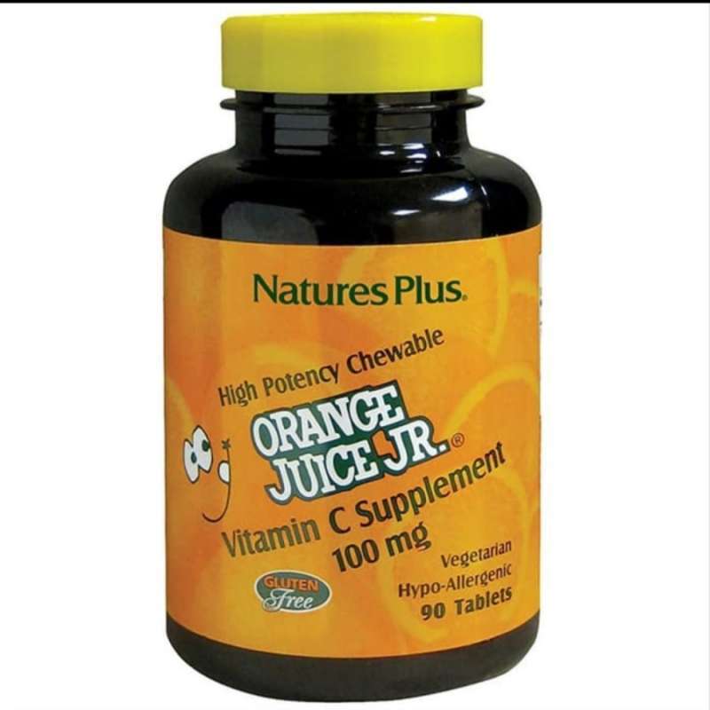Jual Natures Plus Orange Juice Jr Junior Vitamin C Anak 100mg 90 di ...
