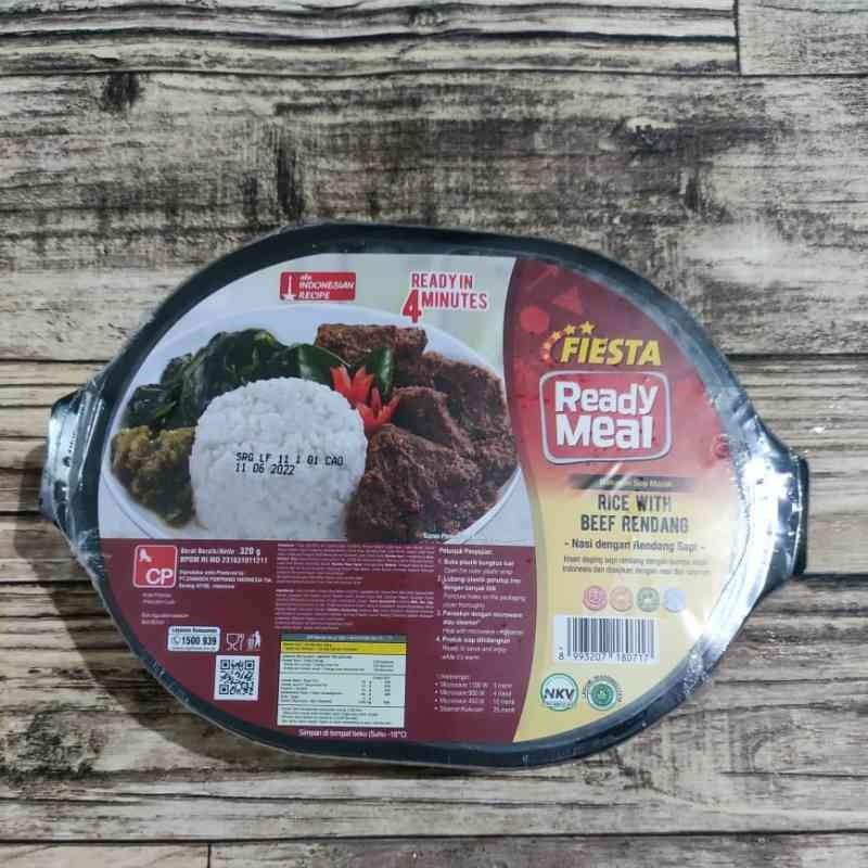 Jual Fiesta Ready Meal Beef Rendang With Rice 320 gr di Seller Elf ...