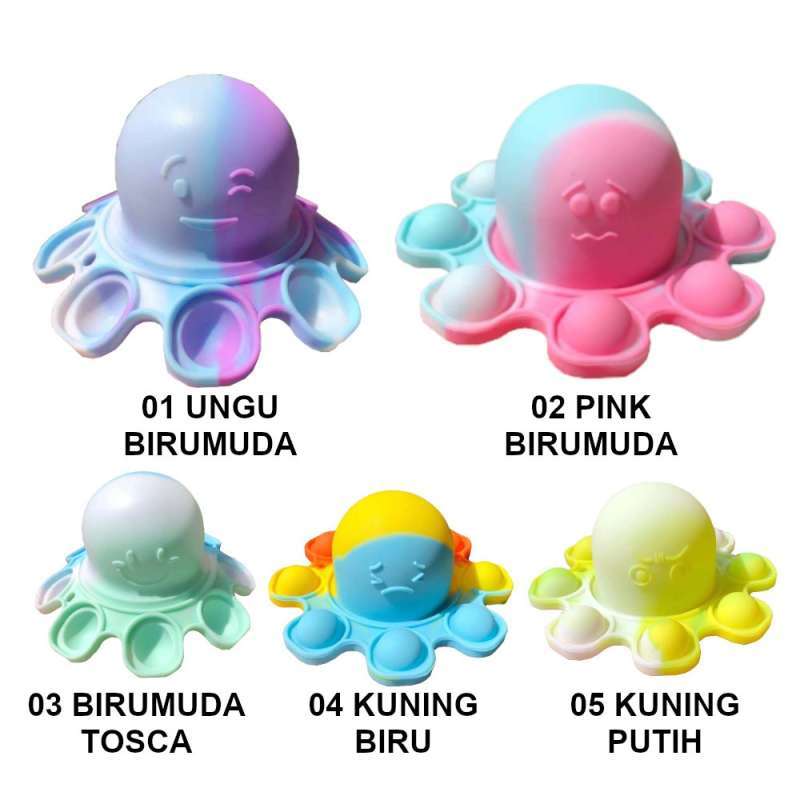 Jual Sk-m131 Mainan Pop It Rainbow Karakter Fidget Push Pop It Among Us ...