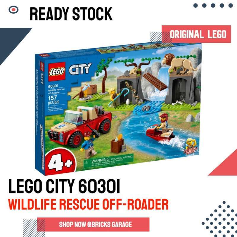 Jual LEGO 60301 City: Wildlife Rescue Off-Roader di Seller Bricks ...