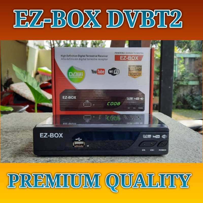 Jual EZ-BOX SET TOP BOX DVB-T2 PENERIMA SIARAN TV RECEIVER TV DIGITAL ...