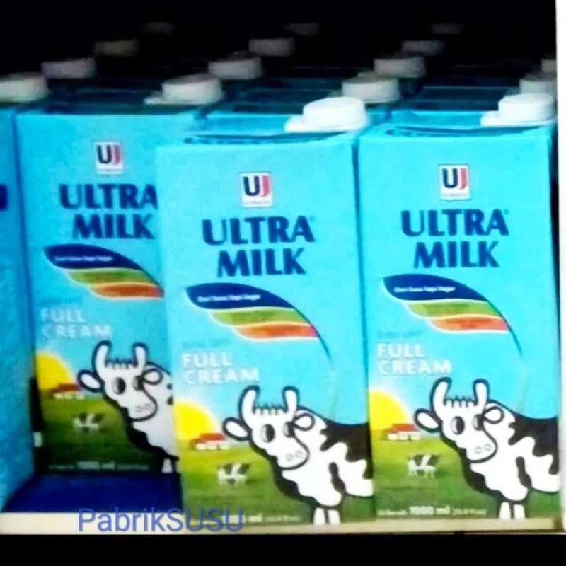 Jual Ultramilk UHT Full Cream 1 liter 12pcs perkarton di Seller Shafira ...