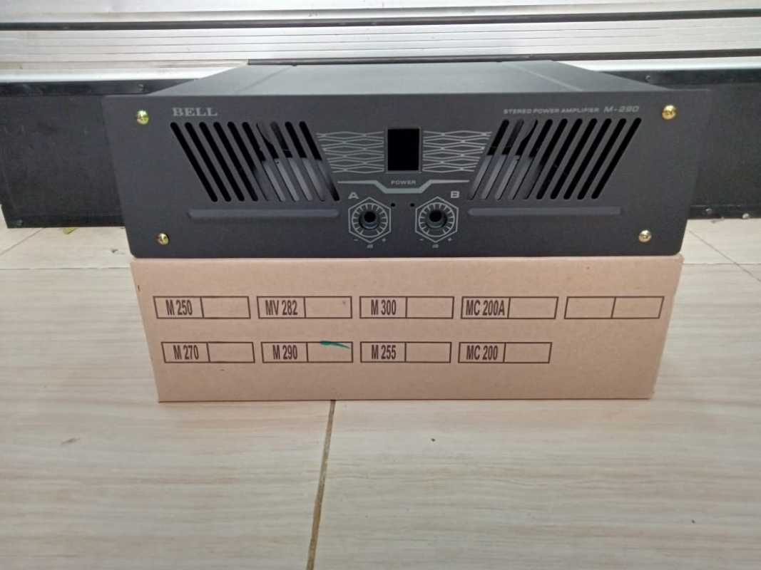Jual BOX POWER AMPLIFIER BELL M290 Box power bell M 290 di Seller HPKJ ...