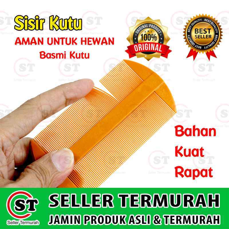 Jual Sisir Kutu Plastik Bagus Kuat Rapat / Sisir Serit 2 sisi merk twin ...