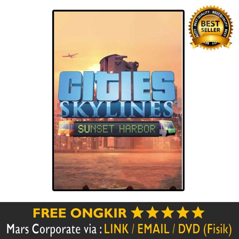 Jual Cities Skylines - Sunset Harbor Full Version Game Pc - Pc Games Terbaru Kaset Cd Dvd ...
