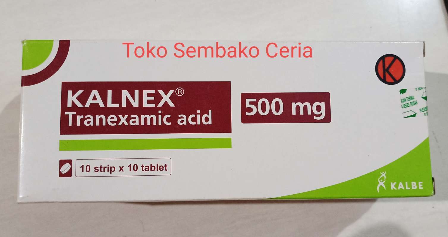 Promo Kalnex tranexamic acid tablet 500mg [10 strips/box] Diskon 9% di ...