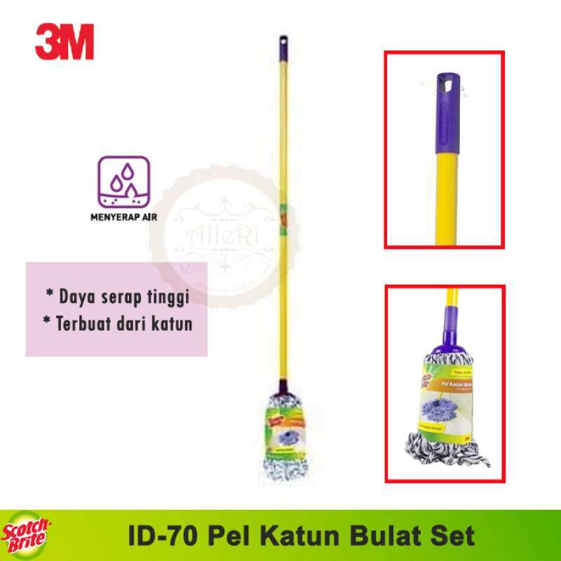 Jual Scotch Brite 3M ID 70 Set Pel Katun Bulat di Seller Alleri ...