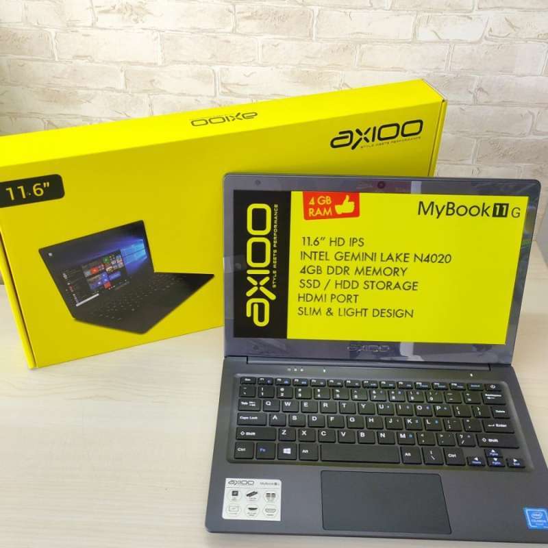 Jual Axioo Mybook 11G Notebook [Dual core N4020/4GB/128GB} di Seller ...