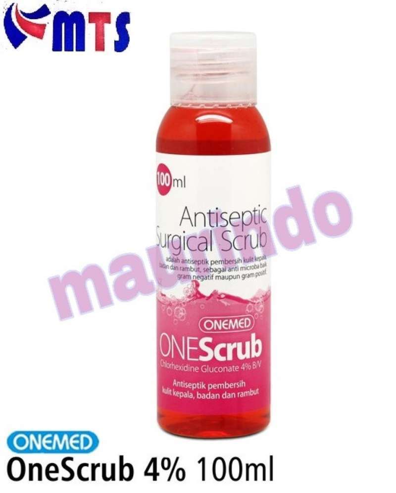 Promo [ COD] Onemed Onescrub 4 % One Scrub Bath & Shampoo 100 ml 4% ...