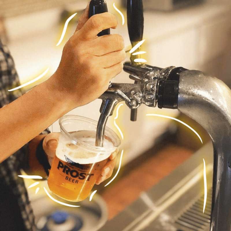 Jual Prost Pilsener Beer 500 Ml Can - Bir Pilsner Merah Kaleng Besar ...