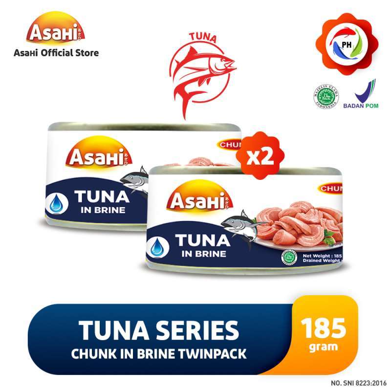 Jual ASAHI Tuna Chunk in Brine 185 gr - Twinpack di Seller AsaHi ...