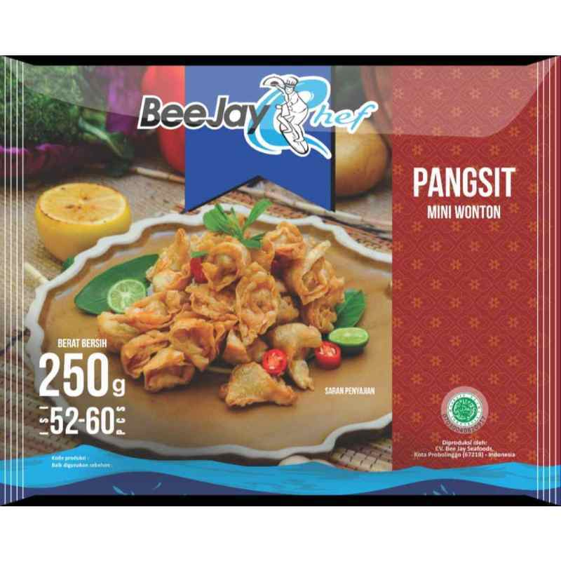 Jual Pangsit Ikan Mini Wonton Beejay Seafood Makanan Beku Frozen Food ...