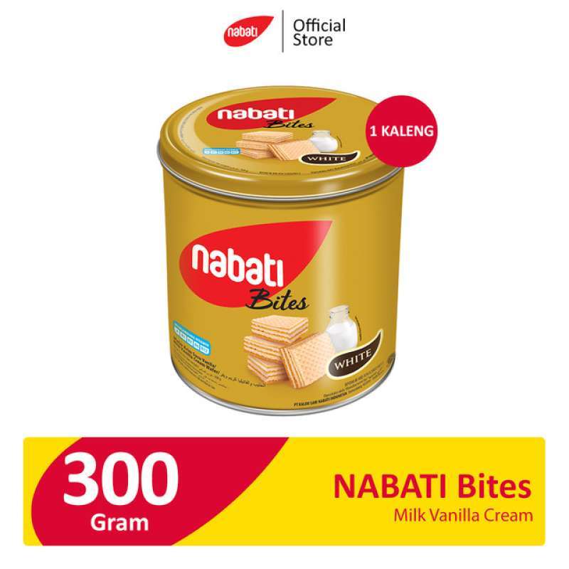 Jual NABATI Bites Milk Vanilla Cream 300g (kaleng) di Seller Nabati ...