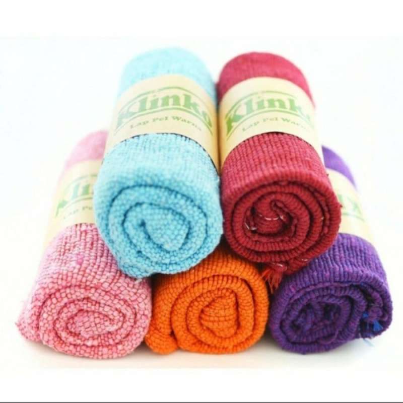 Promo Lap Kain Lap Pel Warna Serbaguna Klinko Tebal Daya Serap Tinggi ...