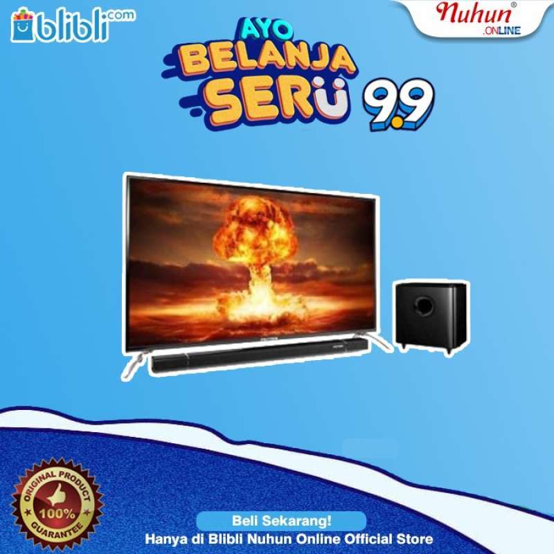 Promo Polytron PLD 40BS8953 Plus SOUNDBAR [40 INCH/ HD READY] Diskon 25 ...