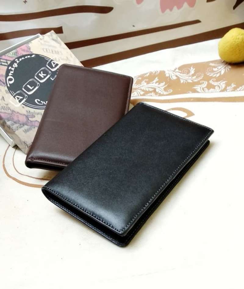 Jual Dompet/dompet Kulit/dompet Model 3/4, Dompet Pria Dan Wanita Di ...