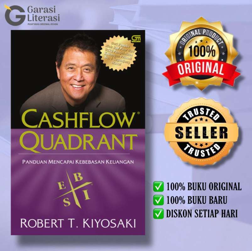 Promo Buku Cashflow Quadrant By Robert T Kiyosaki Original Diskon 10