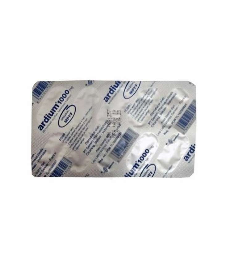 Promo ARDIUM 1000 MG STRIP 10 TABLET Diskon 2% di Seller Apotek Mose ...
