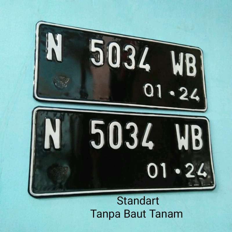 Jual Plat Nomor Motor Standart di Seller Reklame Fajar - Blandongan ...