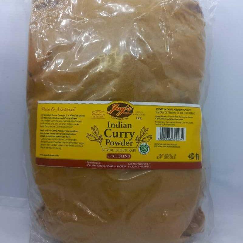 Jual Jays Indian Curry Powder / Kari Bubuk India Jays 1 KG Halal Enak ...