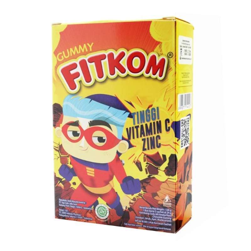 Rekomendasi Fitkom Gummy, Manfaat dan Kandungannya