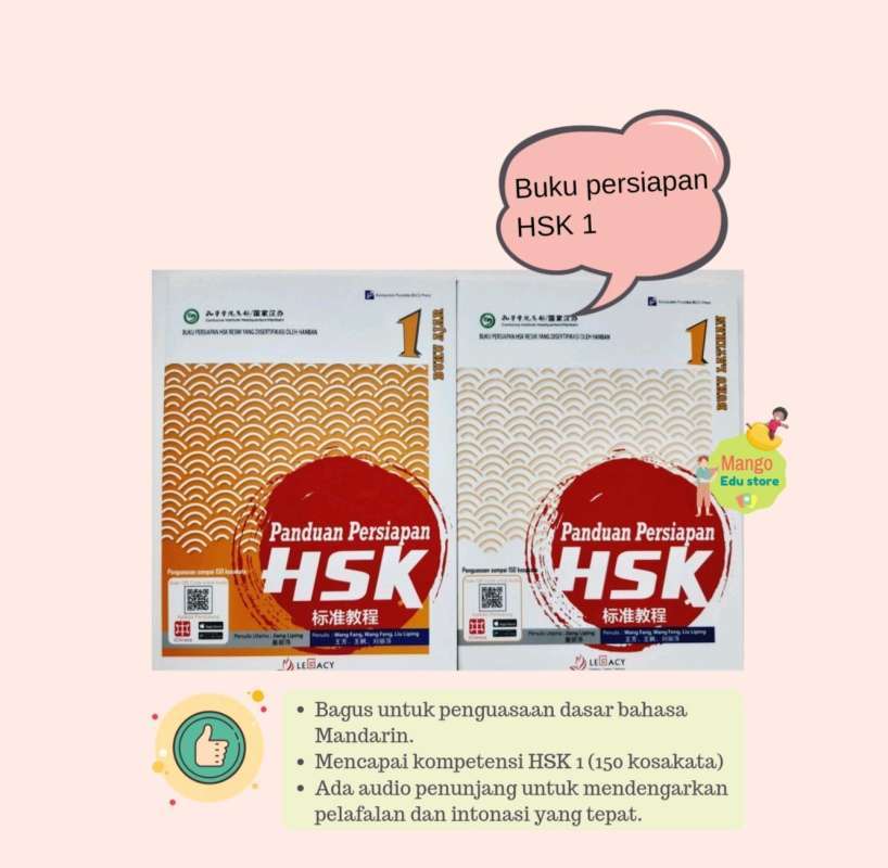 Jual Buku Mandarin Persiapan Hsk 1 (buku Ajar + Buku Latihan) Di Seller ...