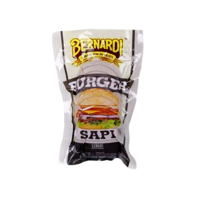 Jual Bernardi beef burger vc 12pcs Halal di Seller Farmers Market One ...