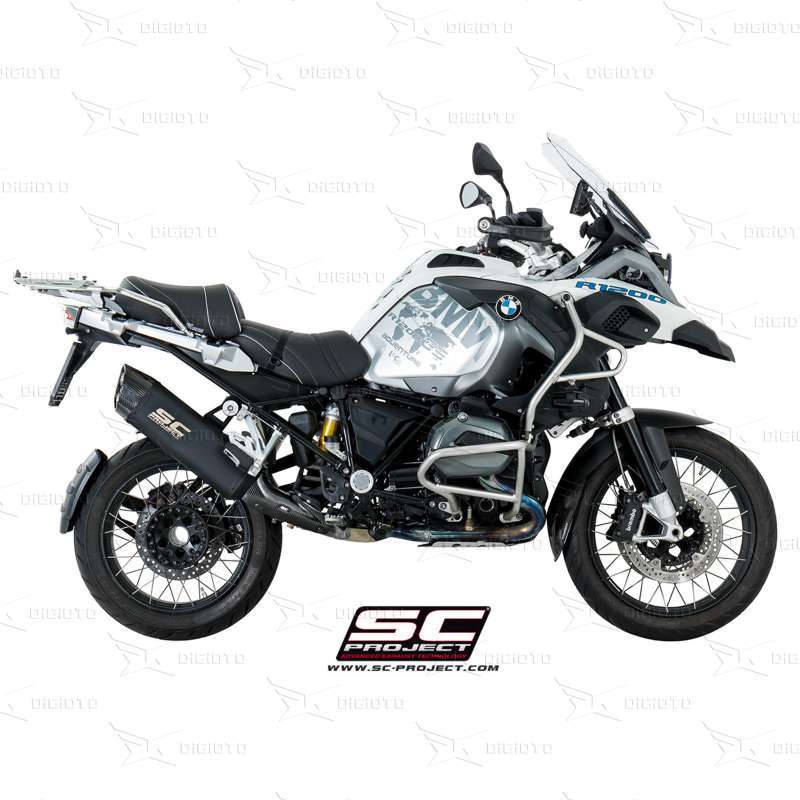 Jual SC Project Adventure Muffler Matt Black Knalpot Slip On BMW R 1200 ...