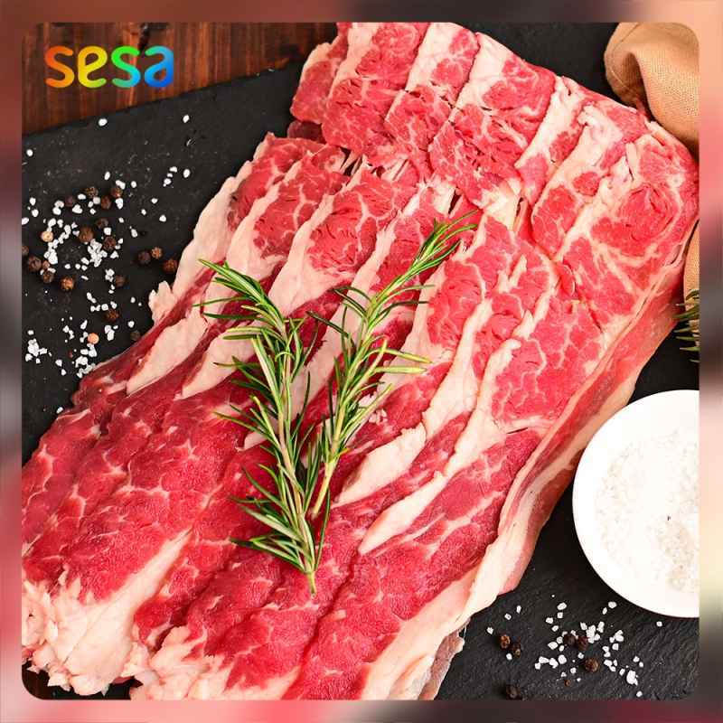 Promo Daging Shortplate Slice USA beku 500 g Diskon 15% di Seller Sesa ...