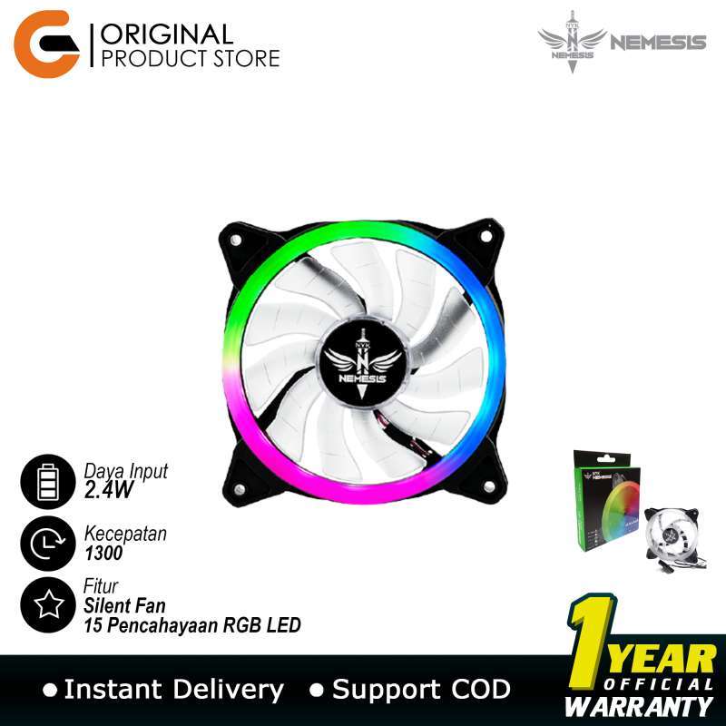 Jual NYK Nemesis Case Fan Led Ring Aura Rgb Static Aura-RGB-Fan - PROMO ...