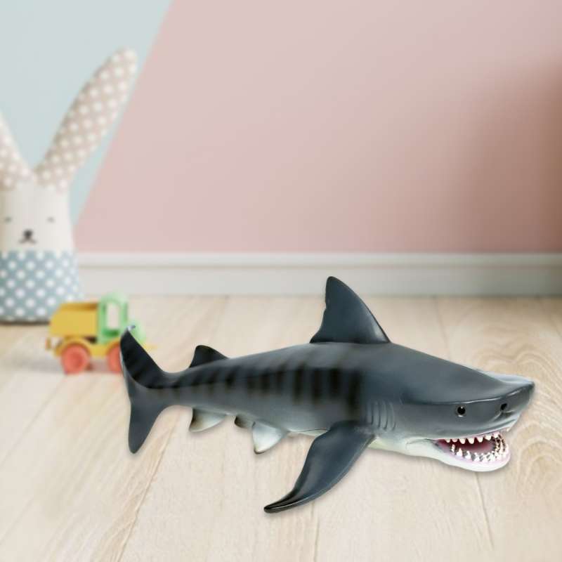 Tiger Shark In Action