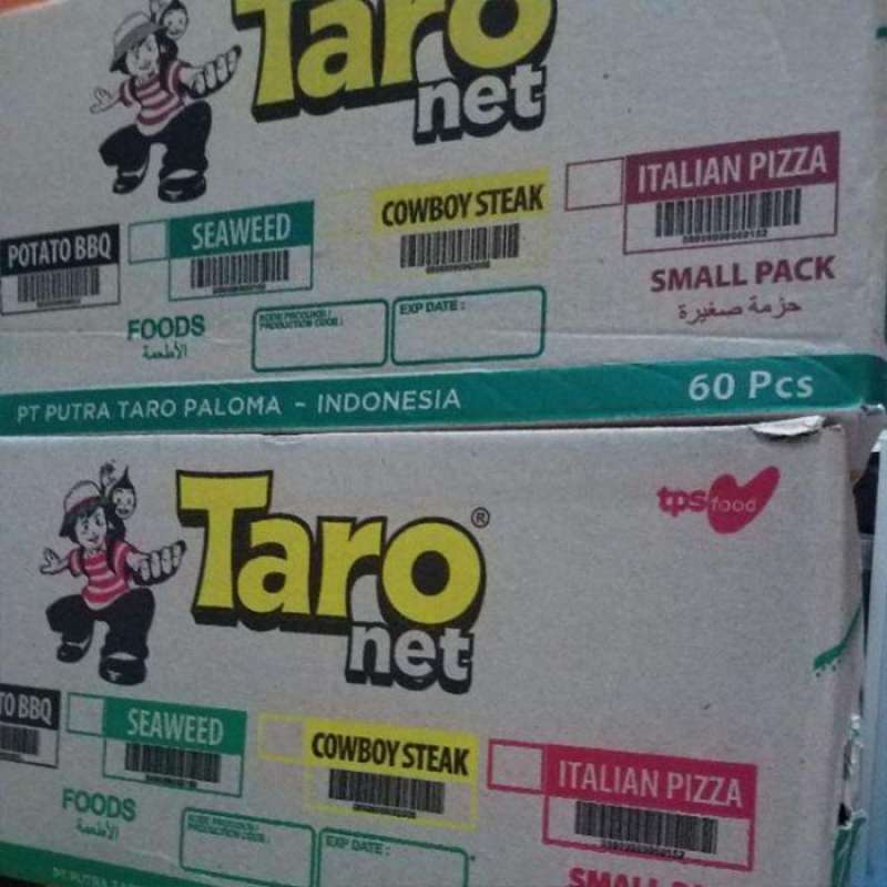 Jual Snack Taro Net 9gr Kemassan 1 Dus Isi 60 Bungkus Di Seller Revhsa ...