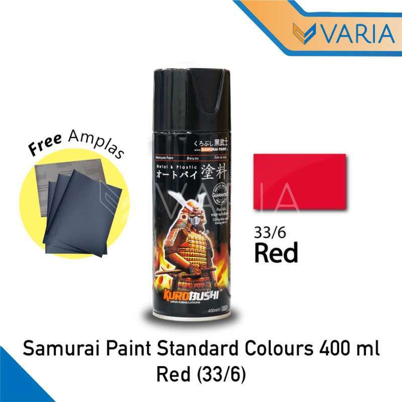Jual Cat Semprot Pylox Pilox Samurai Paint Kurobushi Red 33 / 6 Merah Di Seller Varia Store Id ...