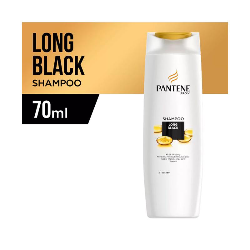 Promo Pantene Long Black Shampoo [70 mL] Diskon 1% di Seller Halo Mart ...
